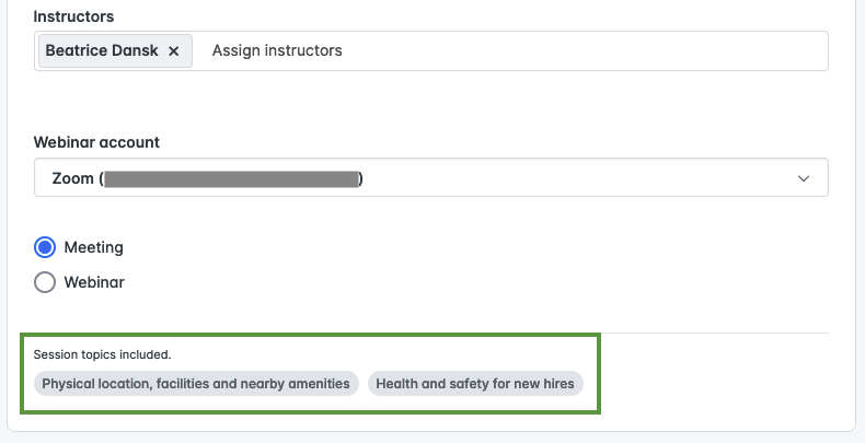 Live Learning: schedule a session series, including merging and splitting sessions – Knowledge Base
