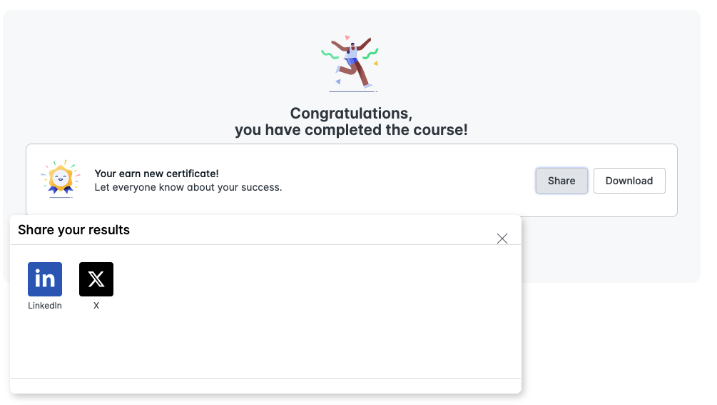 Learner view: redesigned interface and course experience – Knowledge Base