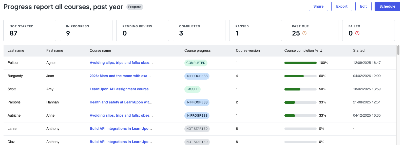 Reports: create an advanced report – Knowledge Base