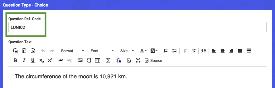 Exams: use advanced question editing to format answer options ...