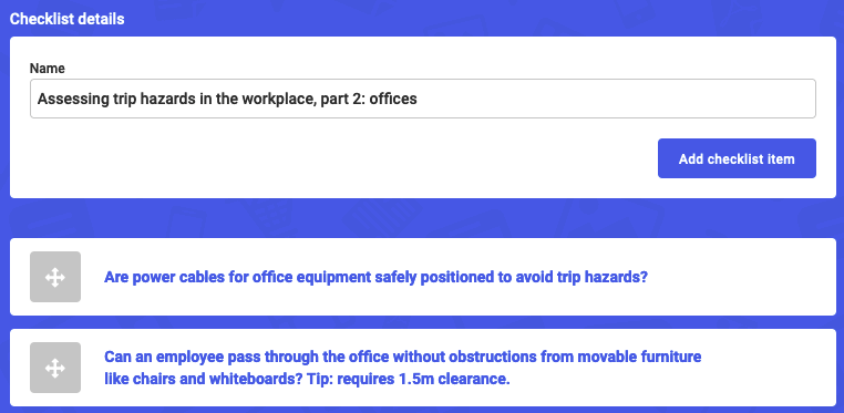 Checklists: create a checklist and add it to a course – Knowledge Base